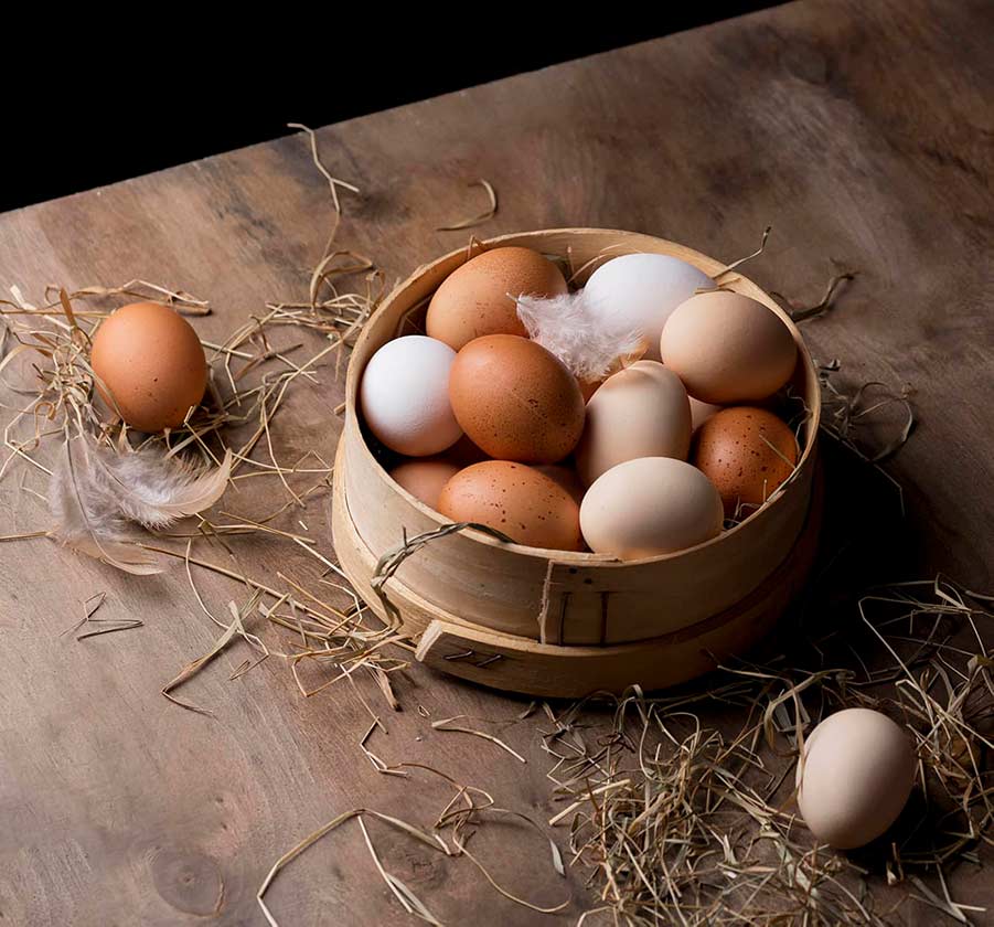 DOMAČA JAJCA 10 KOM - Ljubim Domače